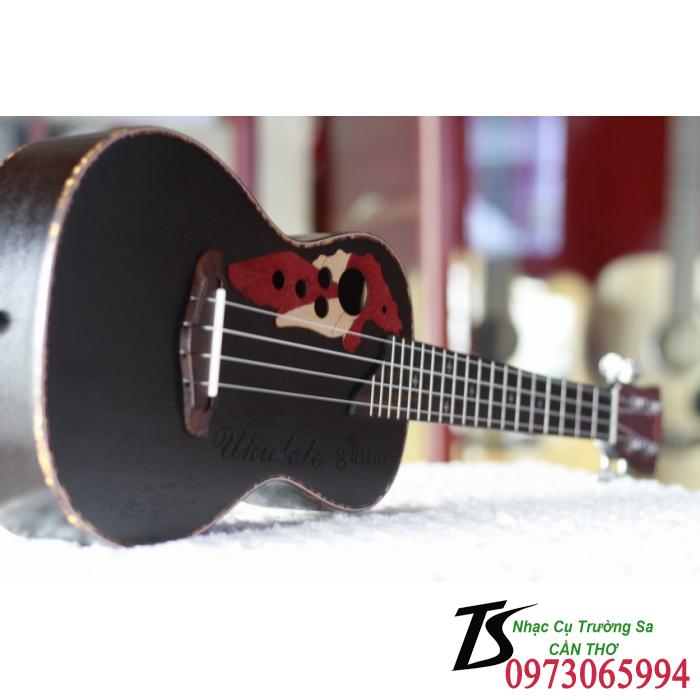 Ukulele Oval Cẩm Lai